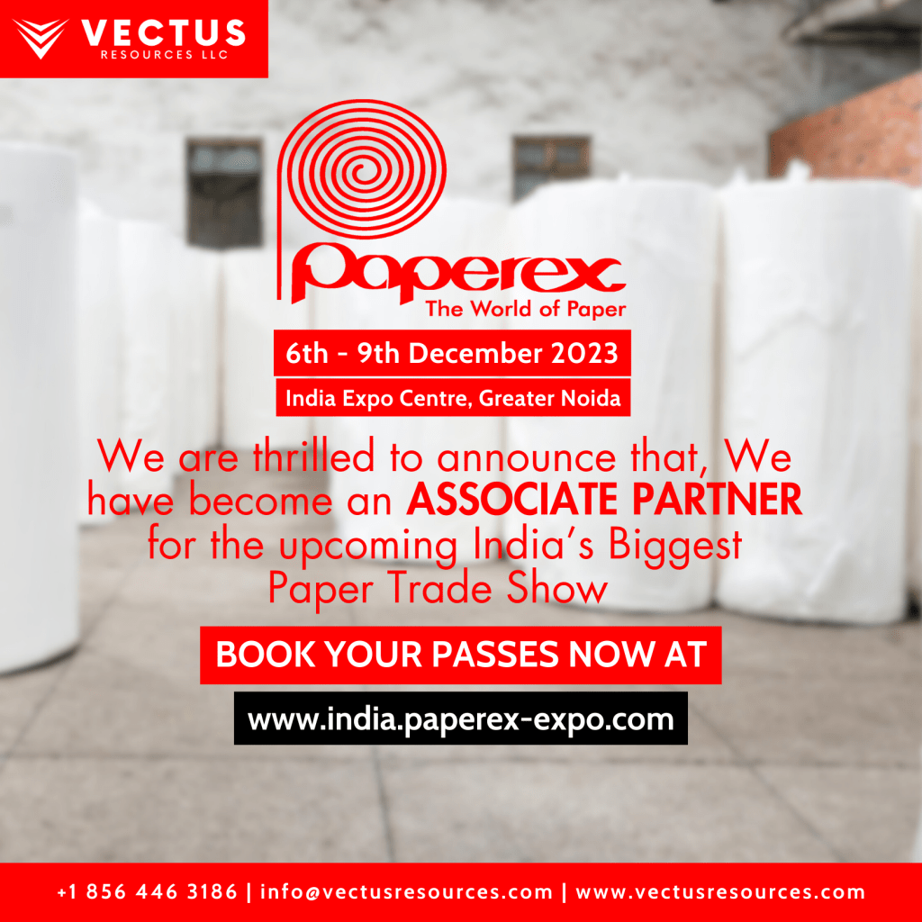 Associate Partner at PAPEREX INDIA 2023 – Vectus Resources